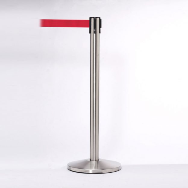 QueueMaster – Retractable Tape Barrier | Queue-Safe Shop : Creating a ...